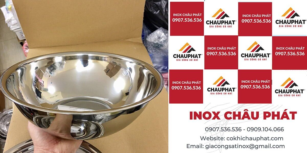 Bảng Báo giá Thau inox 304 - Bộ Thau Rổ inox 304 Mới Nhất